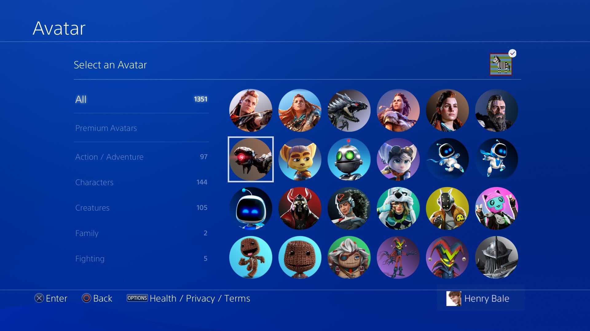 De nouveaux avatars PS5