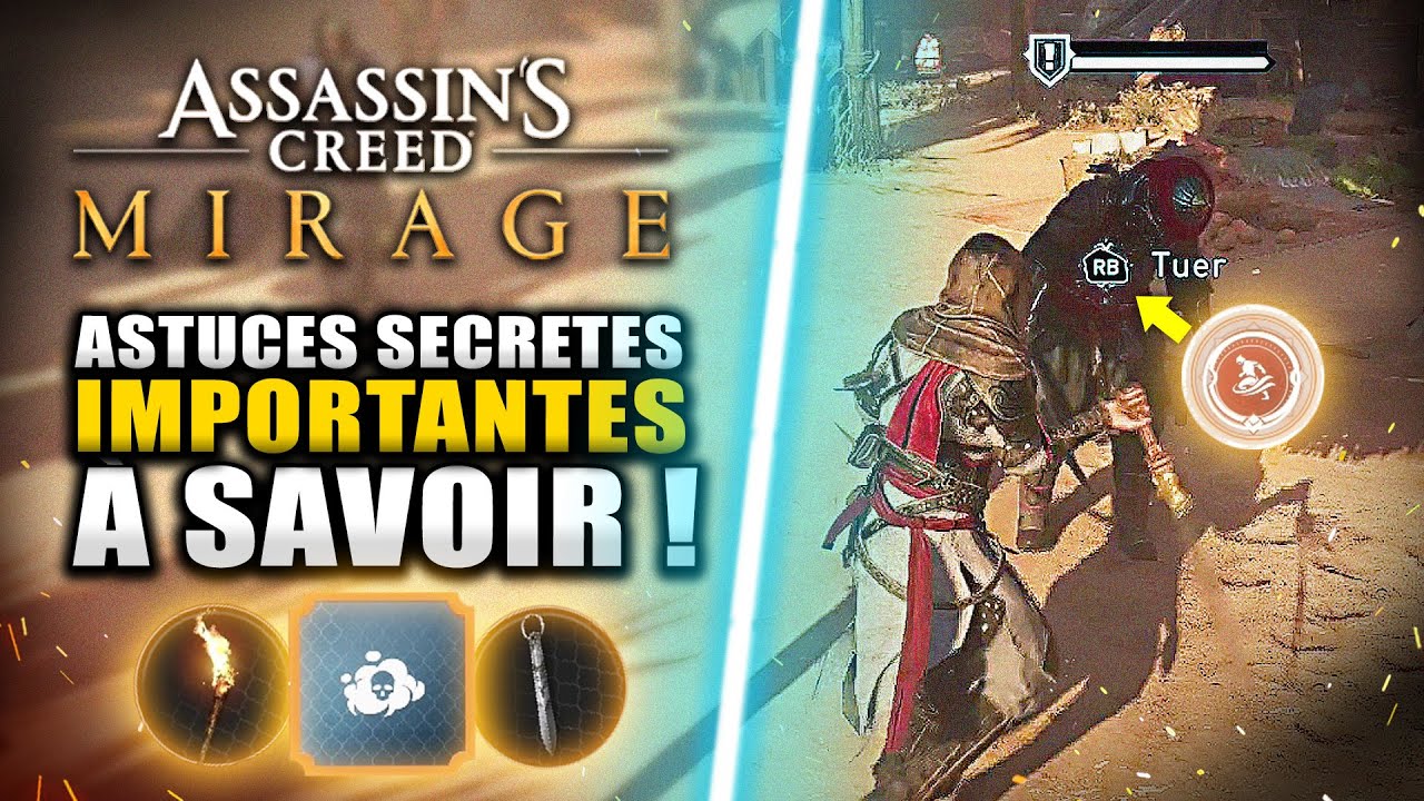 Assassin's Creed Mirage : 7 Astuces SECRÈTE que j'aurais Aimé Connaître plus TÔT ! (Astuces)