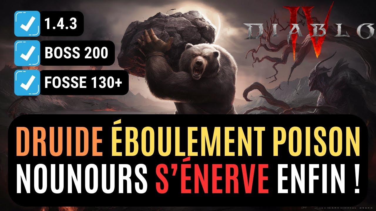 Le Druide Revient En Force avec Son Build Éboulement Poison Qui ...