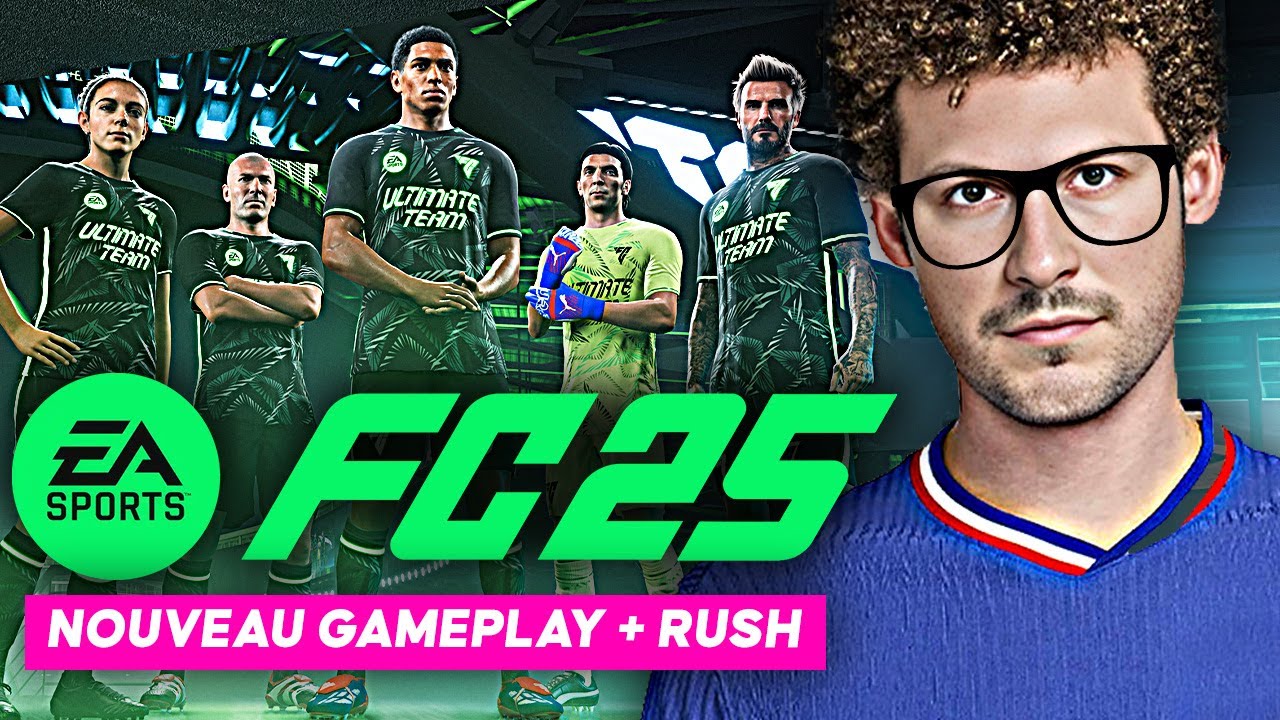 EA Sports FC 25 dévoile du nouveau gameplay et le Mode RUSH 🔥 5v5, carton bleu, terrain réduit...