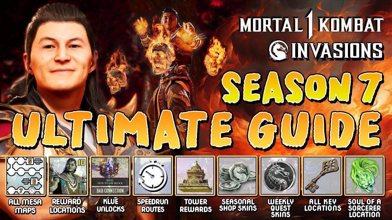 MK1 Season 7 Ultimate Guide: Invasions Maps, Klues, Skins, Towers ...