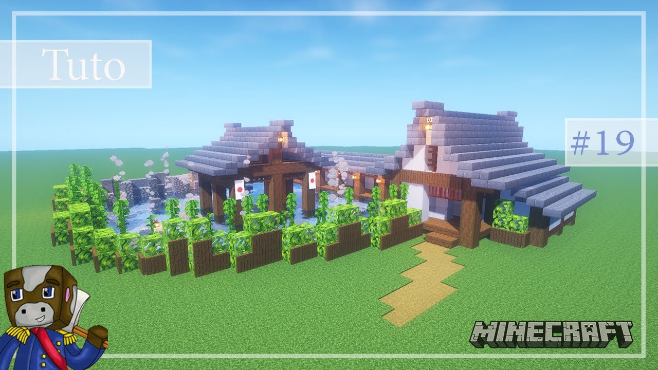 Minecraft - Tuto Construire un Village Japonais de A à Z #19 - Source ...