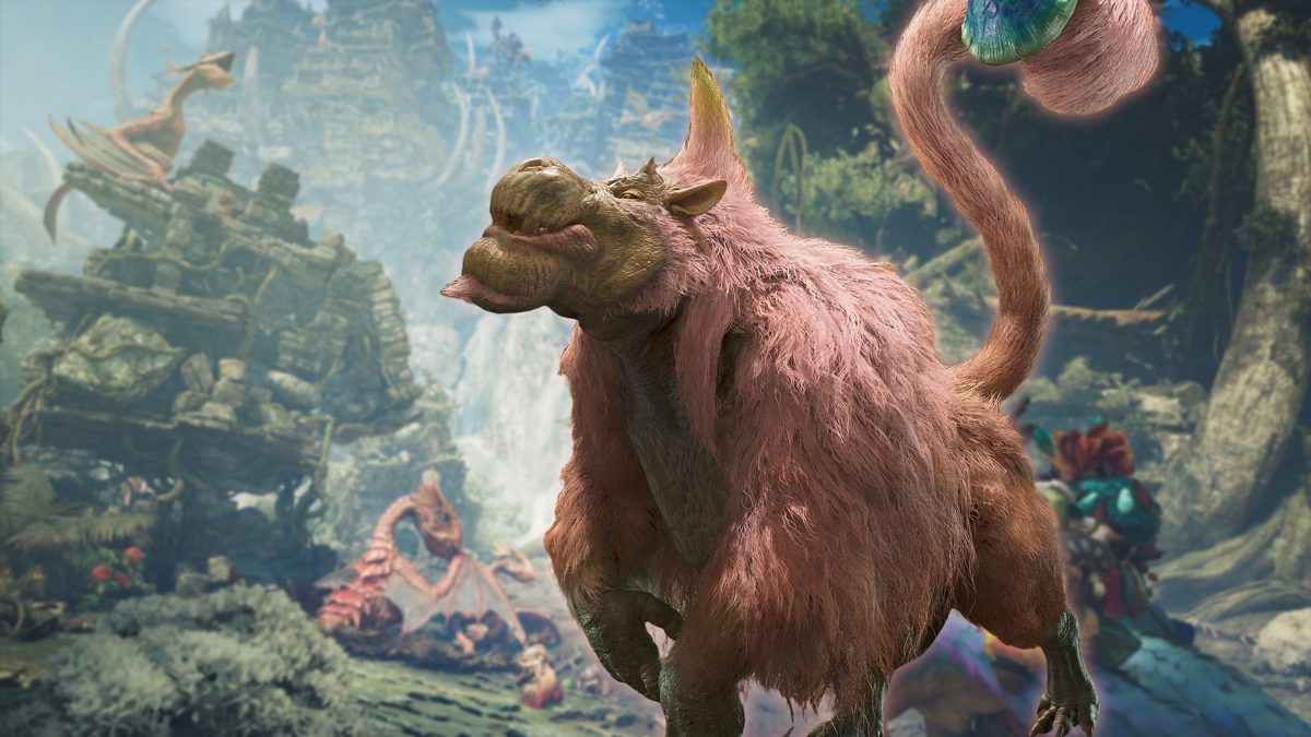 Le singe rose péteur de Monster Hunter de retour pour Wilds