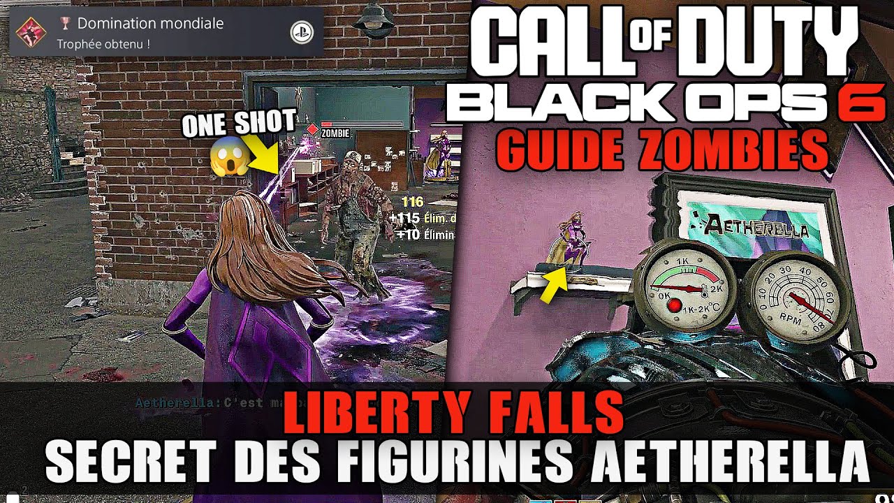 Call Of Duty BO6 Zombies : Le SECRET des Figurines sur Liberty Falls 🏆 ...