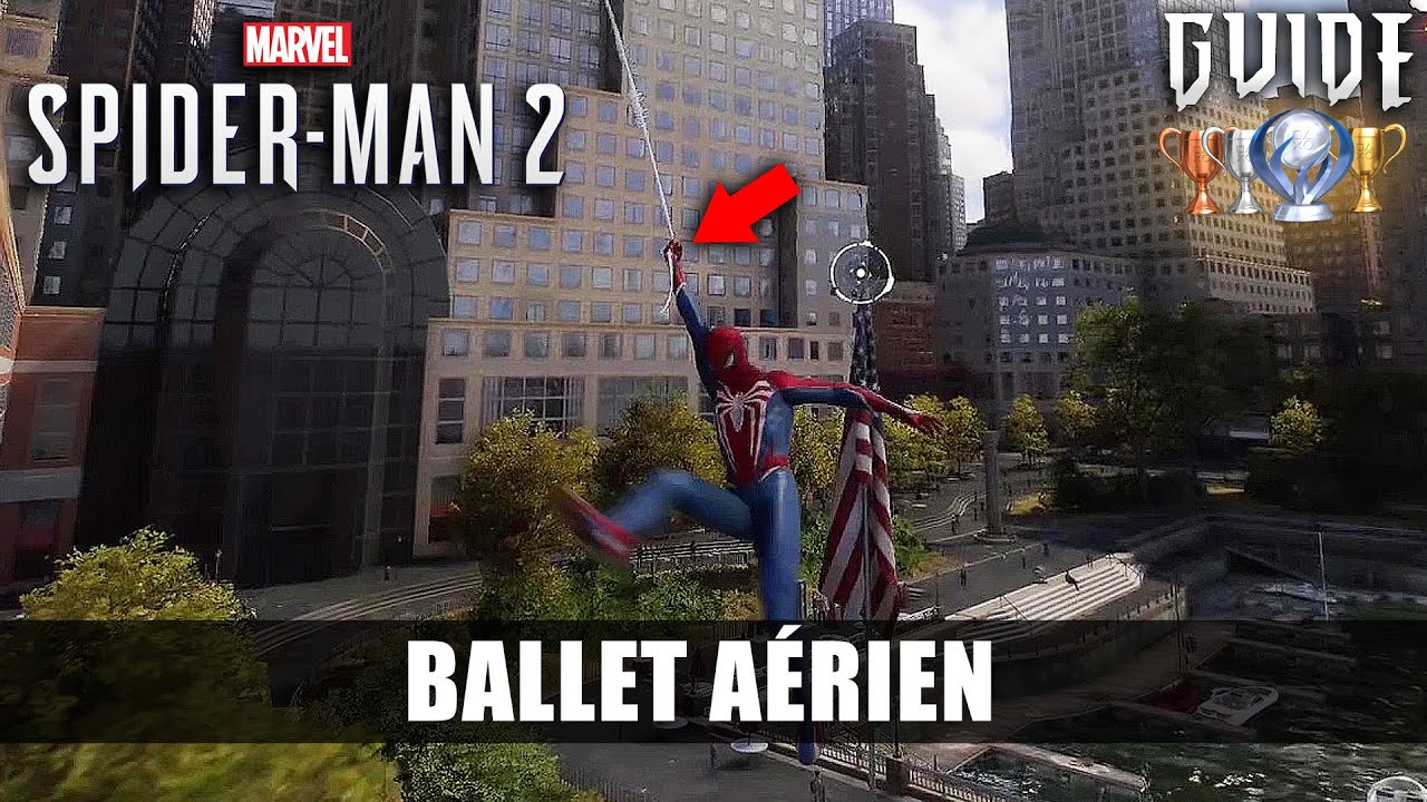 Marvel's Spider-Man 2 - Trophée : Ballet Aérien 🏆 30 figures aériennes ...