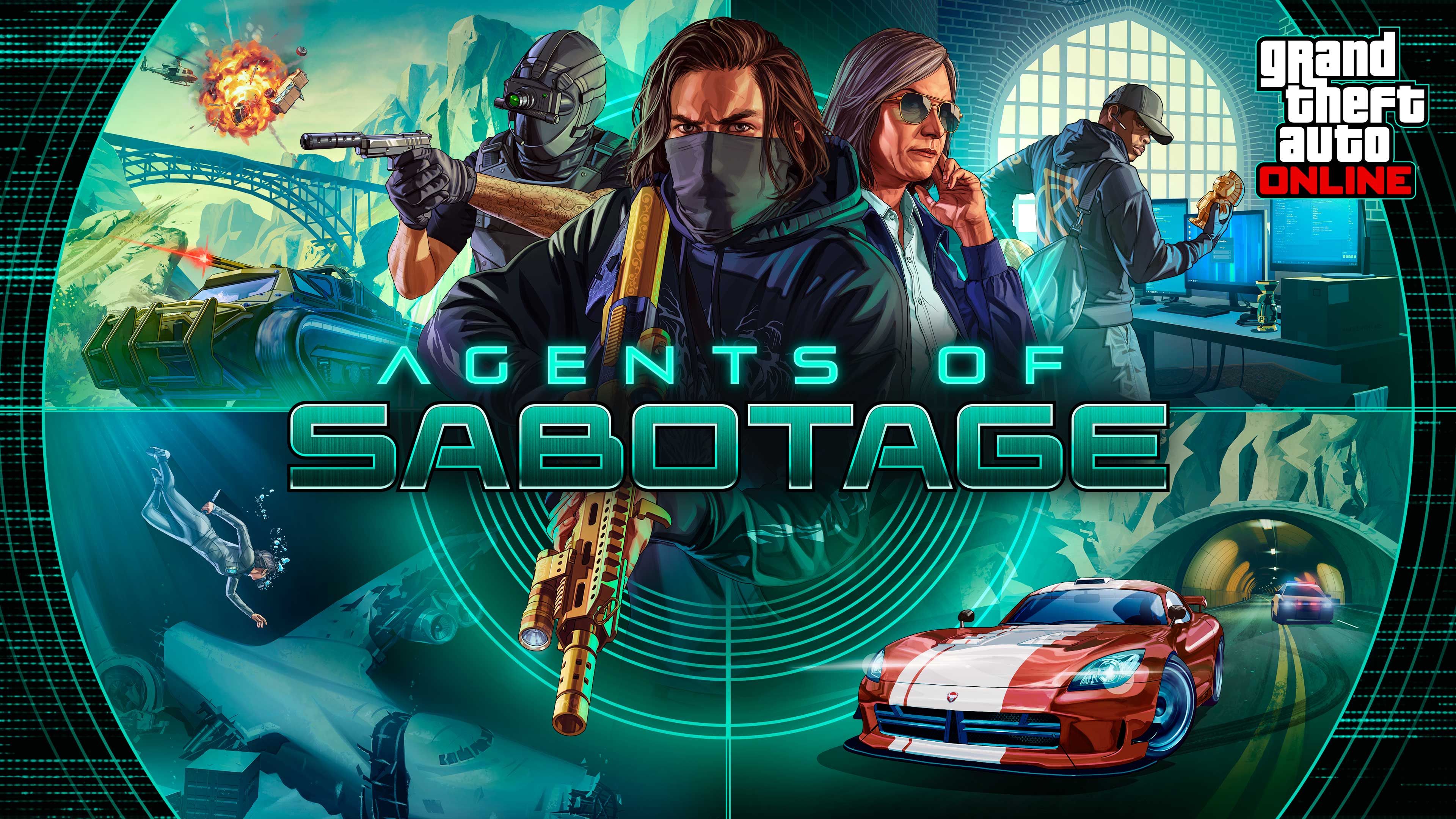 La nouveau Dlc : agent of sabotage sur gta V online est disponible