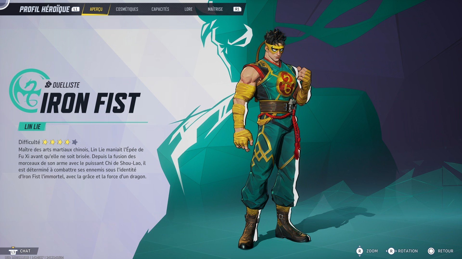 Iron Fist : Capacités, stats, costumes | Guide Marvel Rivals Iron Fist : Capacités, stats, costumes | Guide Marvel Rivals