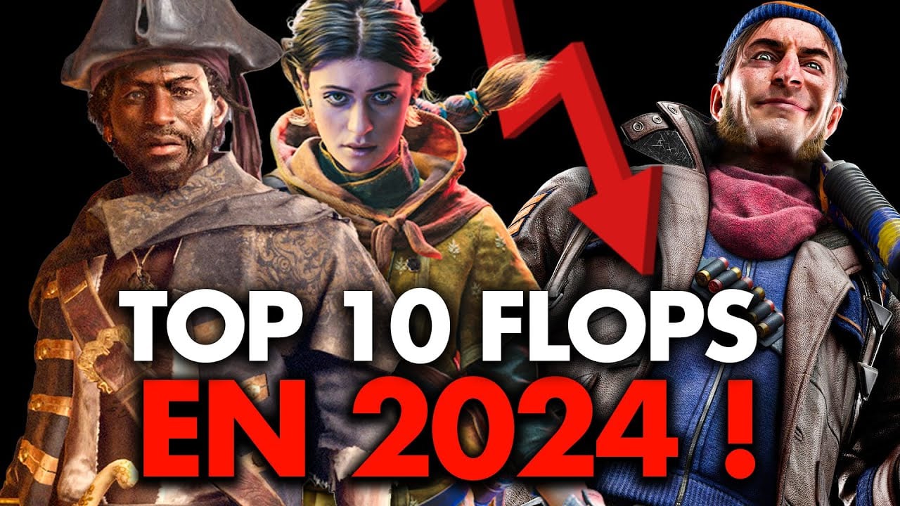 Ces 10 JEUX qui ont été des FLOPS cette année 2024 ! 💀