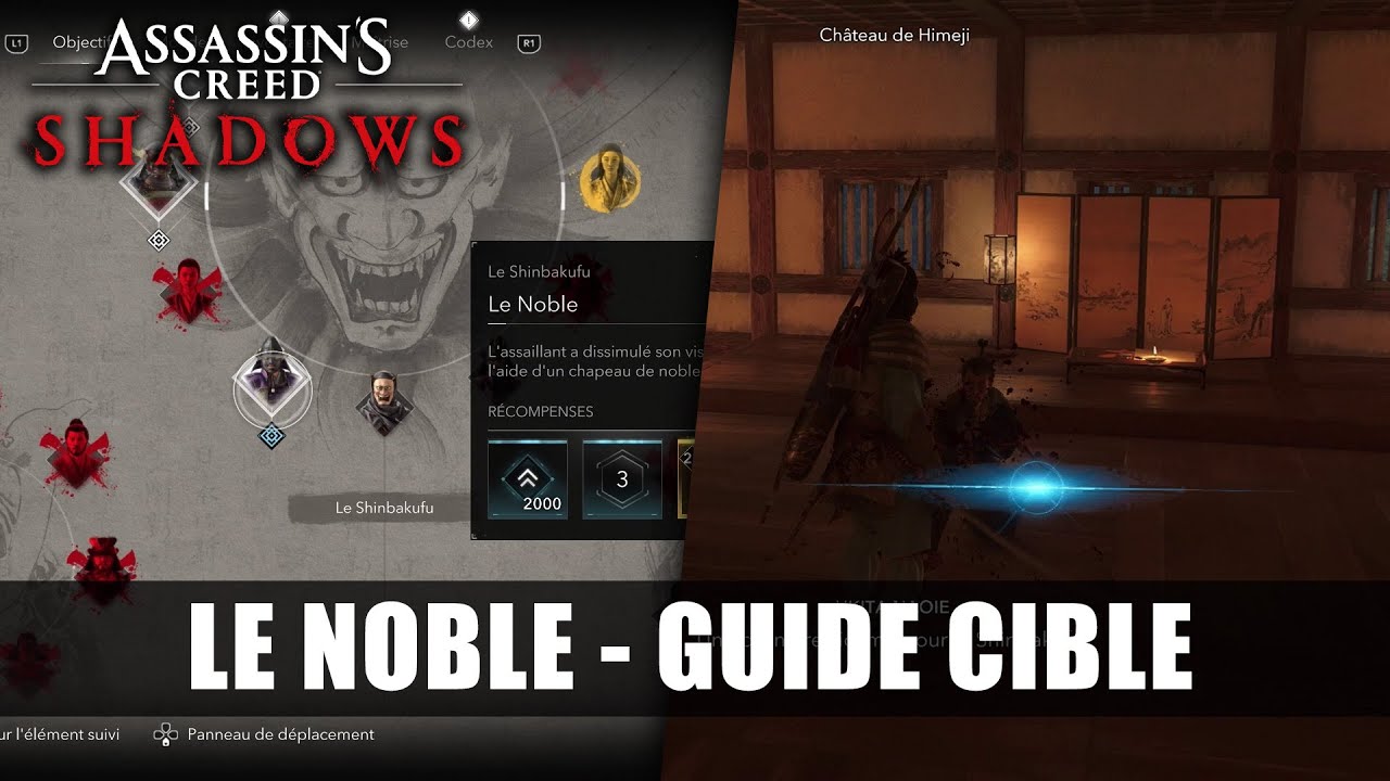 Assassin's Creed Shadows : Guide Le Noble (Solution Complète Cible) Le Shinbakufu
