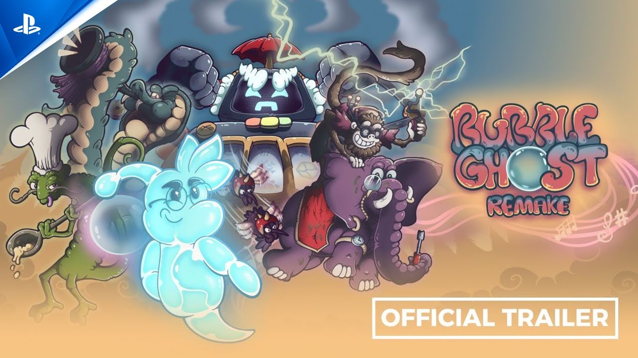 Bubble Ghost Remake - Launch Trailer | PS5 Games