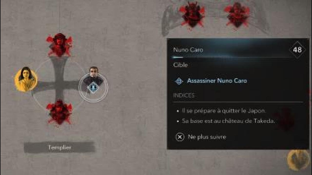 Assassin's Creed Shadows Assassiner Nuno Caro Templier le dernier ...