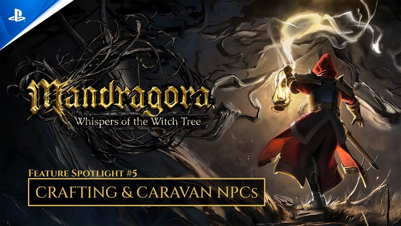Mandragora: Whispers of the Witch Tree - Feature Spotlight: Crafting & Caravan NPCs | PS5 Games