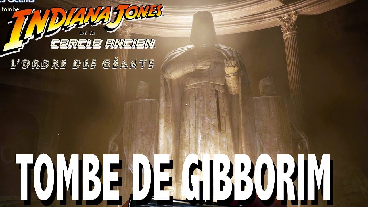 ÉNIGME TOMBE DE GIBBORIM - L'ORDRE DES GÉANTS INDIANA JONES ET LE CERCLE ANCIEN