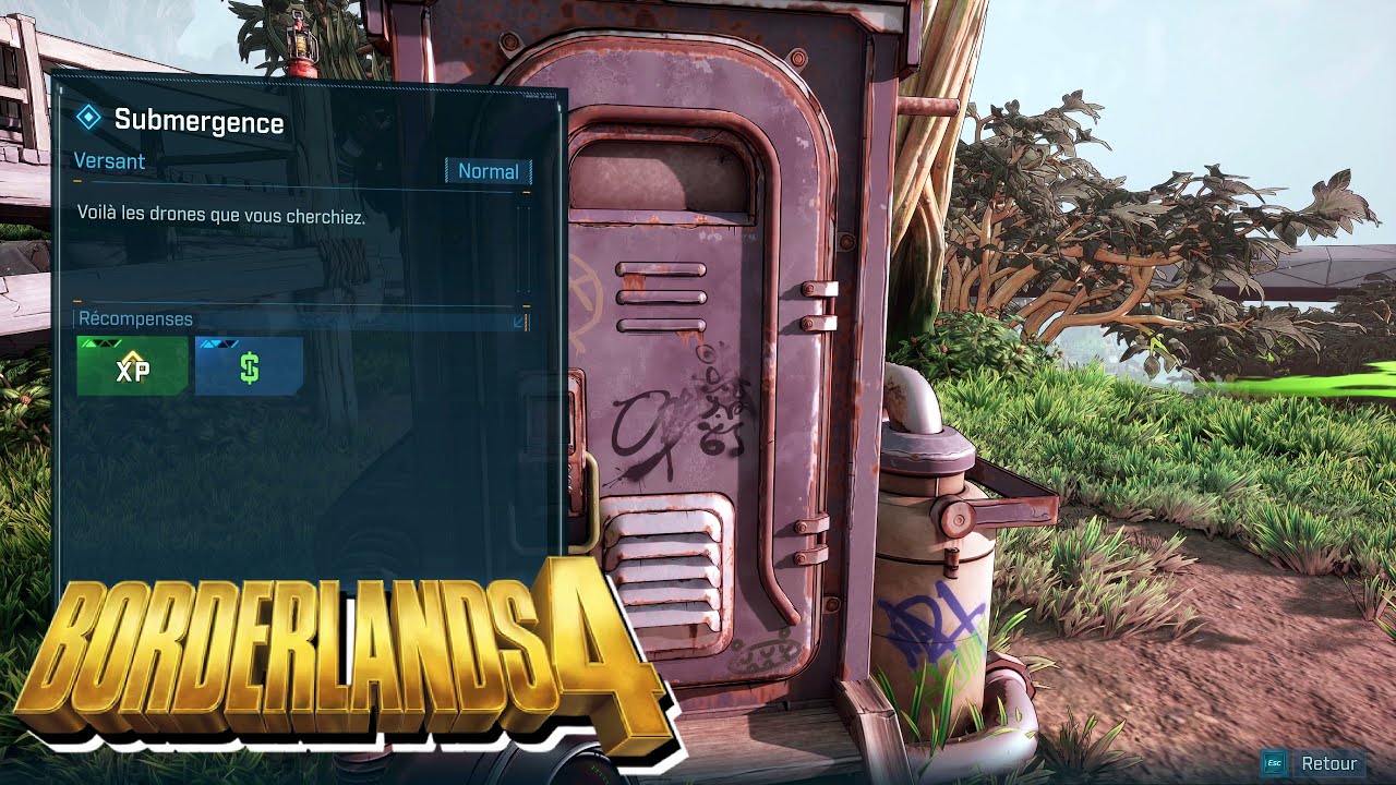 BORDERLANDS 4 - SUBMERGENCE - DRONE ÉGARÉ - RANGER DRONE / Mission Secondaire BRAME
