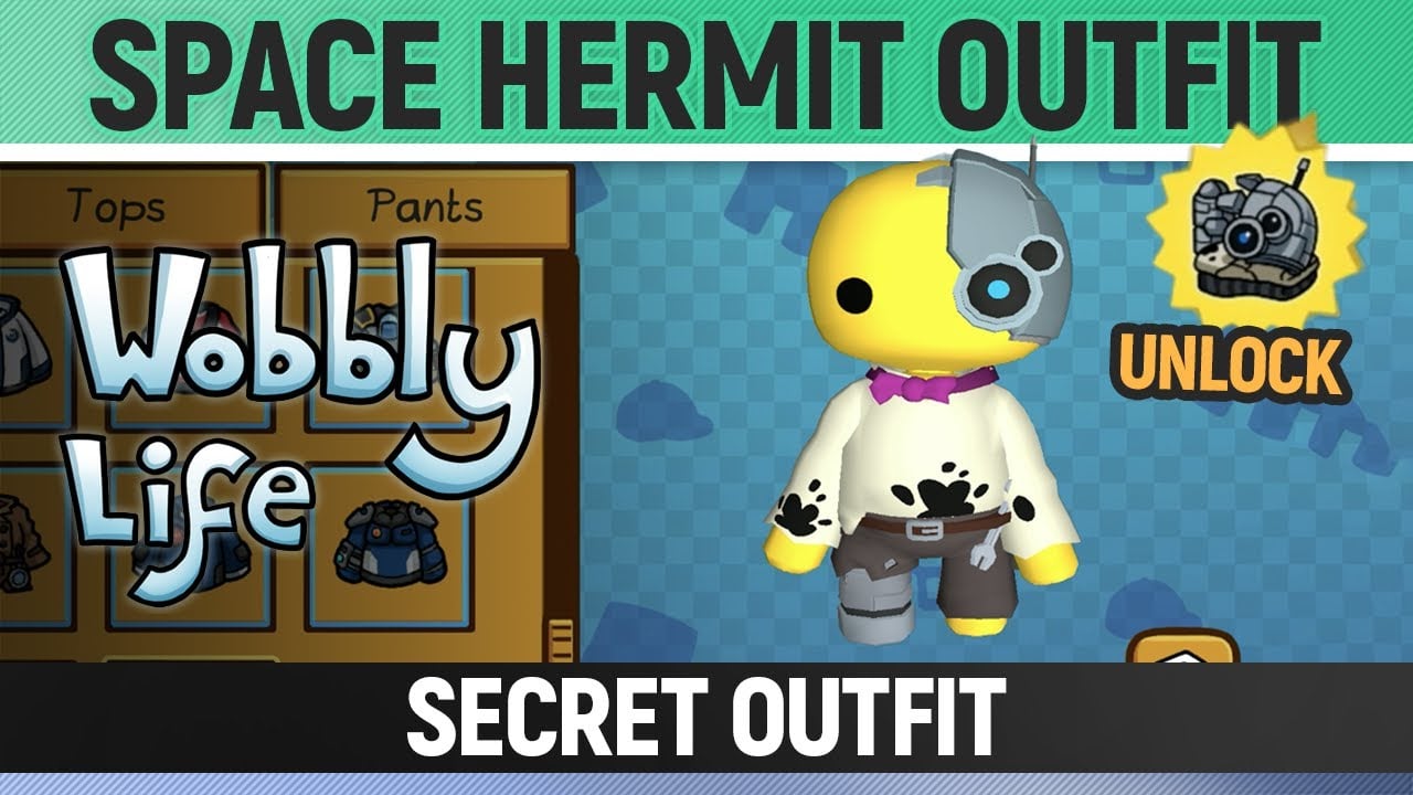 Wobbly Life - Secret Outfit - Space Hermit Outfit