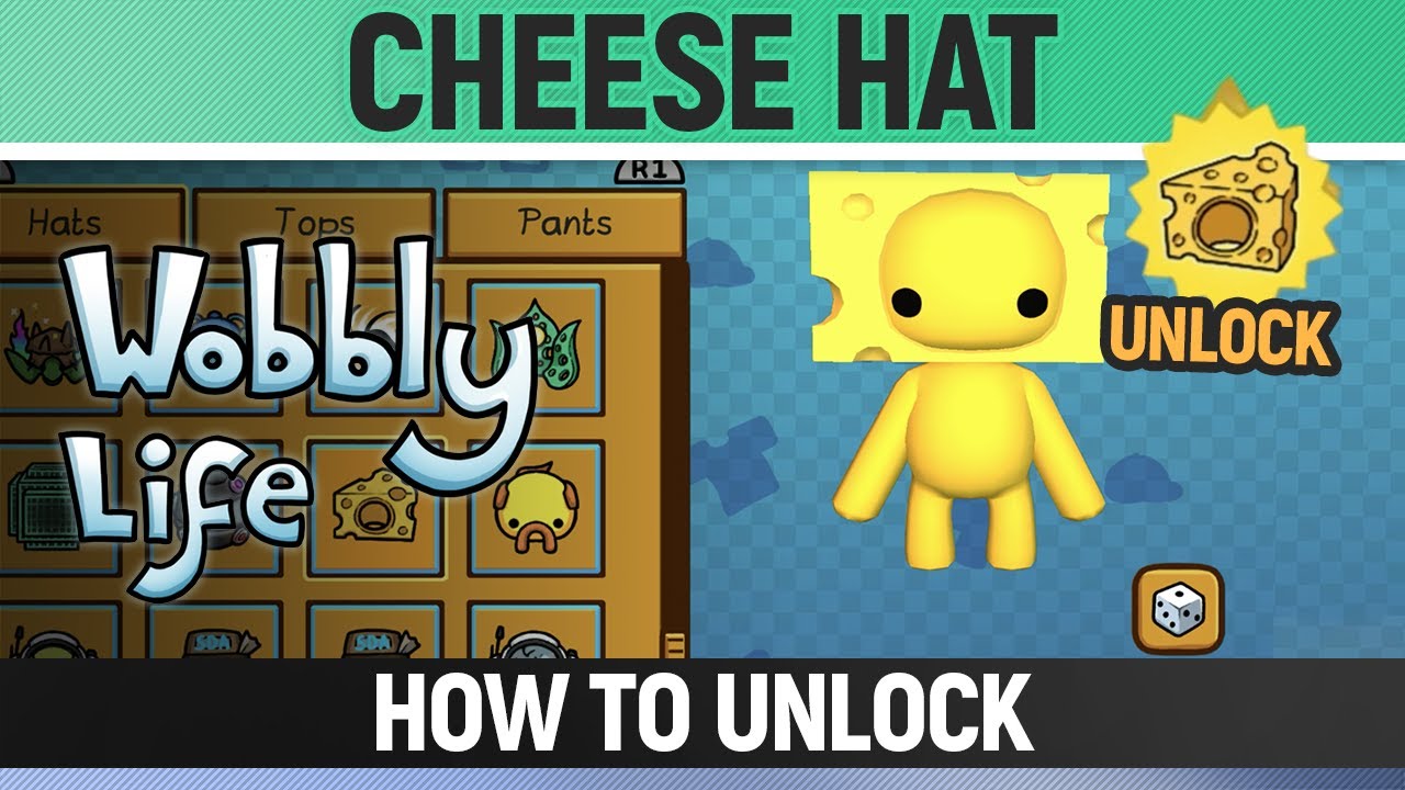 Wobbly Life - Secret Outfit - Cheese Hat