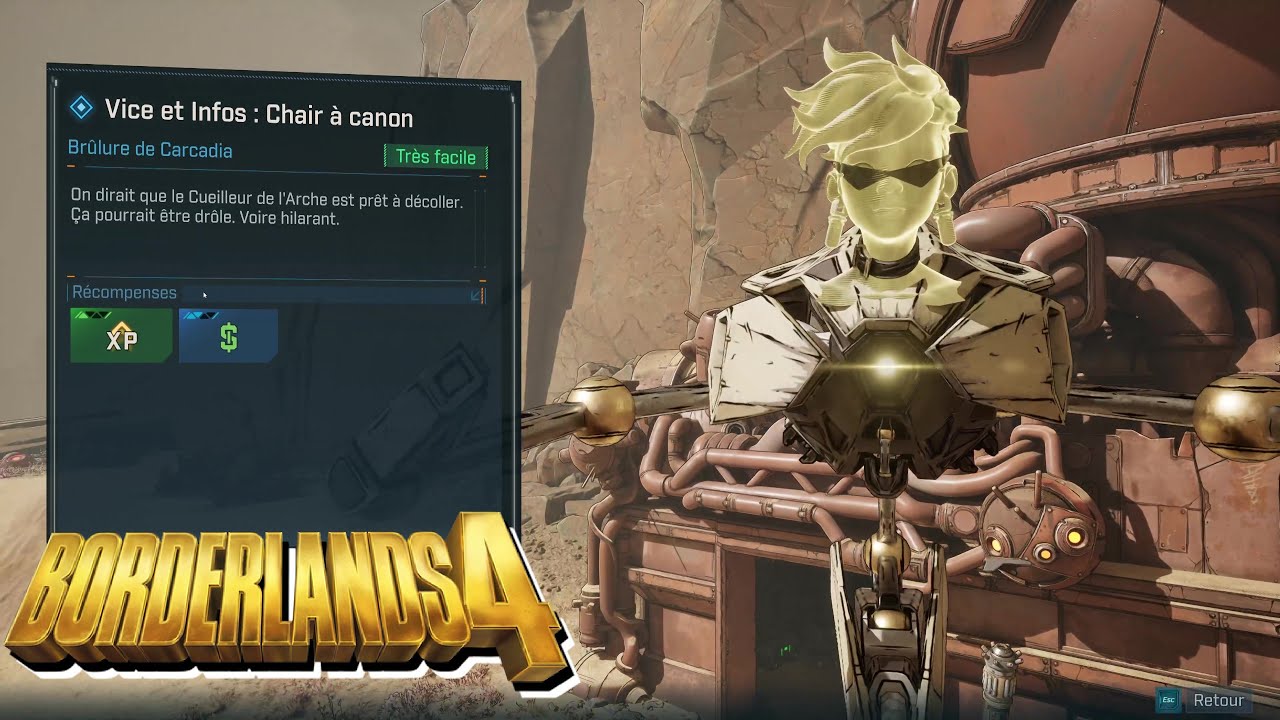 BORDERLANDS 4 - VICES ET INFOS CHAIR À CANON / Mission Secondaire