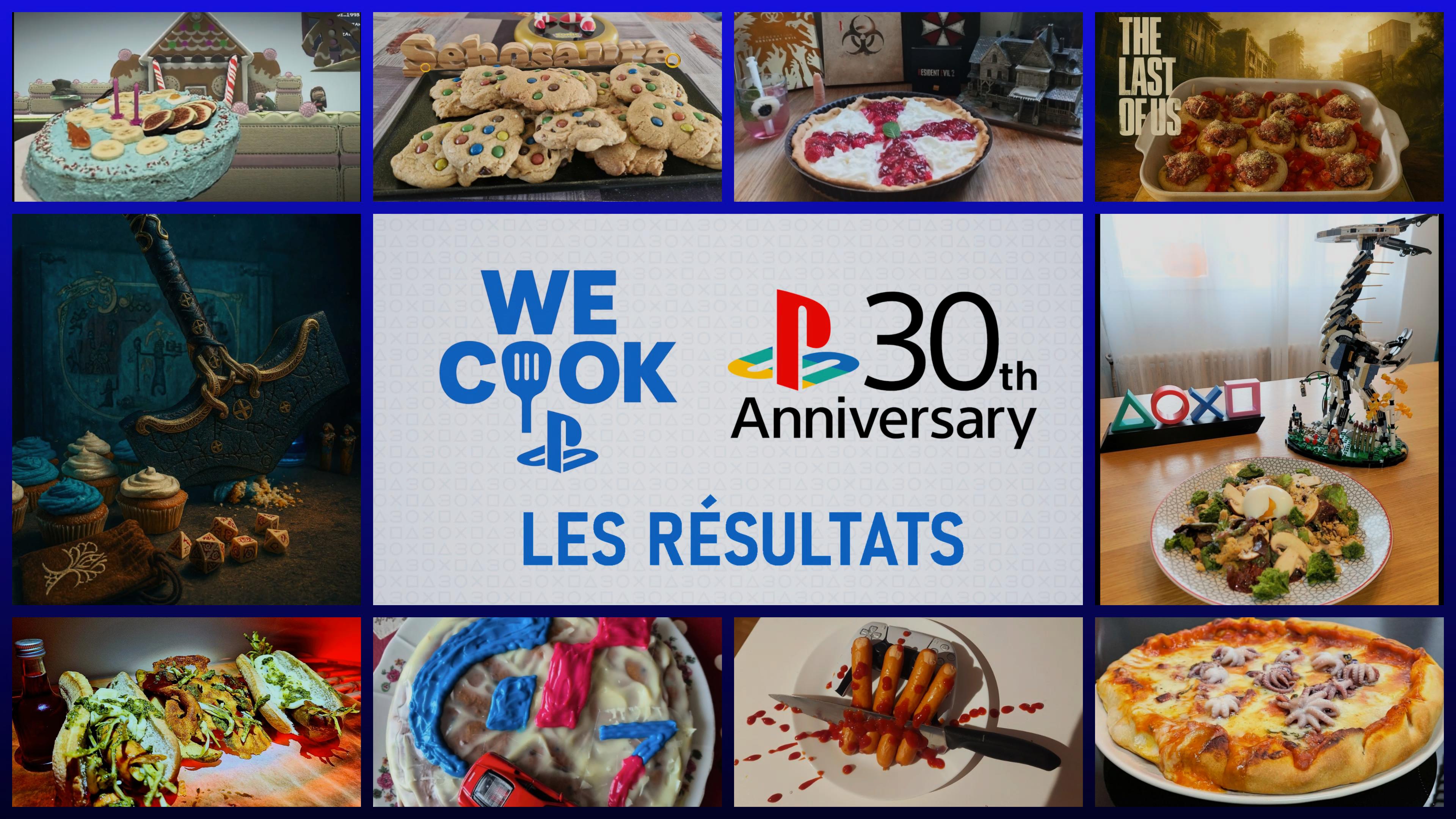 We Cook PlayStation "30th Anniversary" : Les Résultats