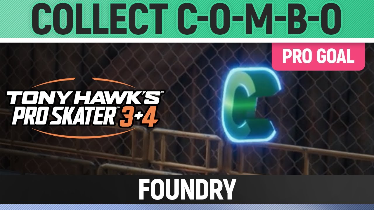 Tony Hawk's Pro Skater 3+4 - Foundry Pro Goal - Collect C-O-M-B-O