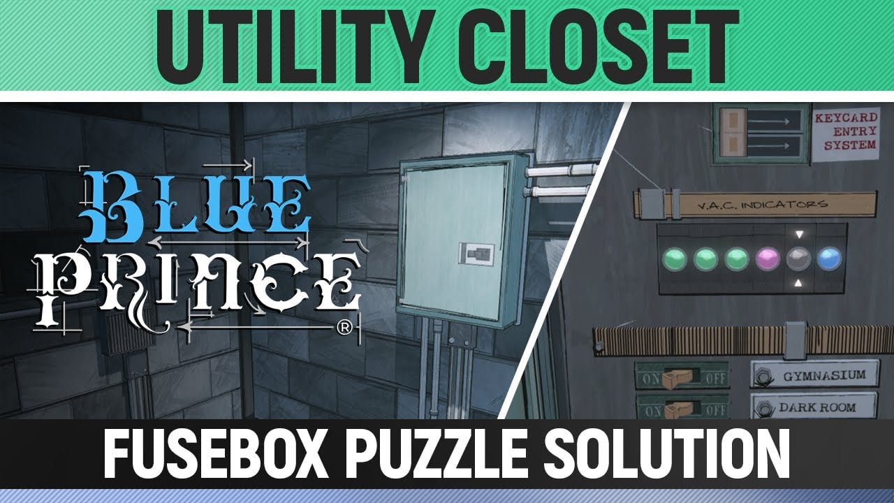 Blue Prince - Utility Closet - Fuse Breaker Box Solution (How to open ...