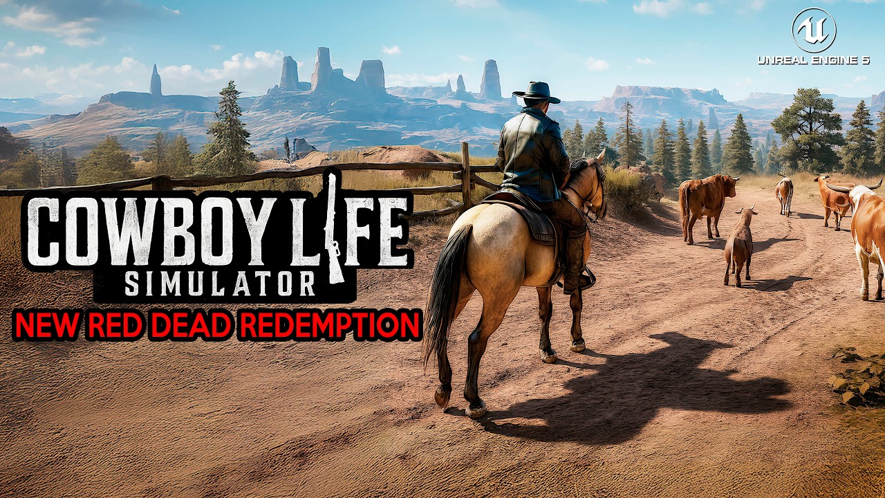 COWBOY LIFE SIMULATOR Early Access Gameplay RTX 5090 | Western OPEN ...