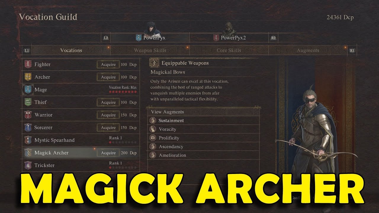 Dragon's Dogma 2 - How to Unlock Magick Archer Vocation (Arrows and ...