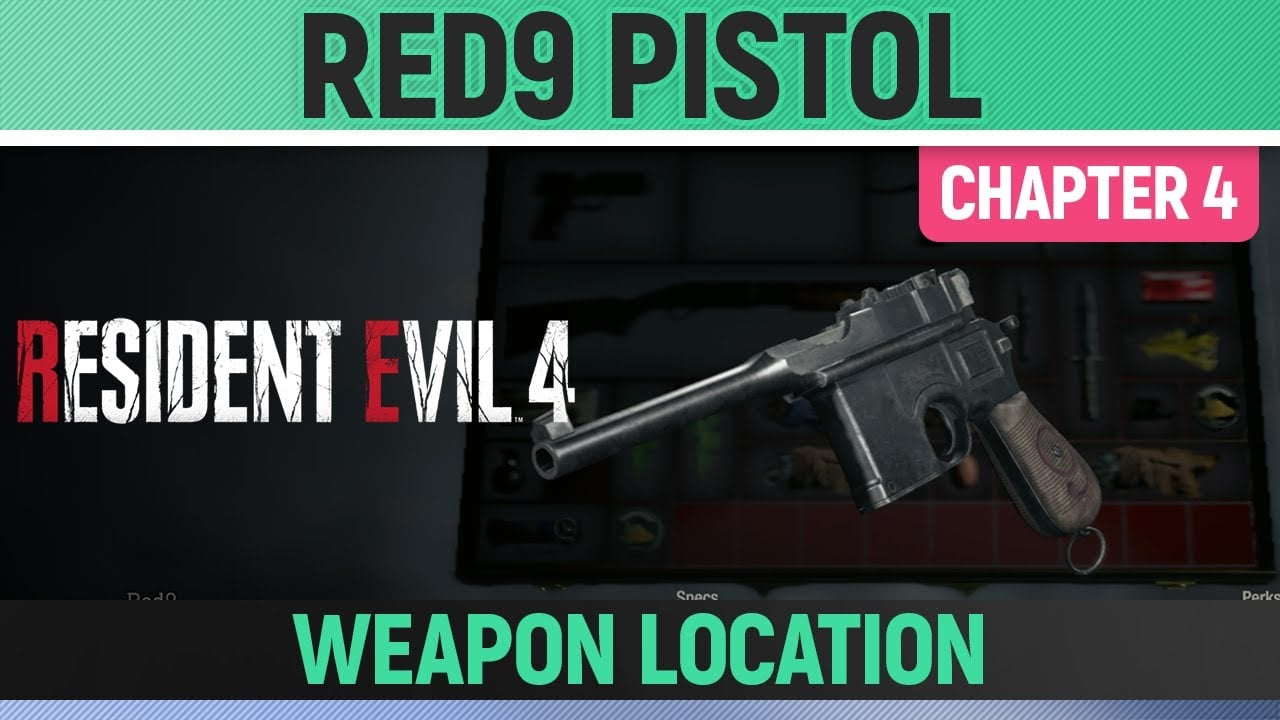 Resident Evil 4 - Red9 Pistol - Weapon Location