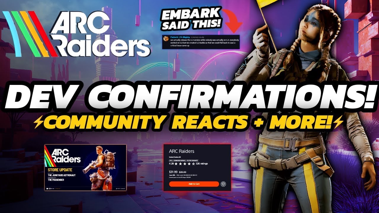 Arc Raiders - Embark Dev Comments | Future Plans + Server Updates