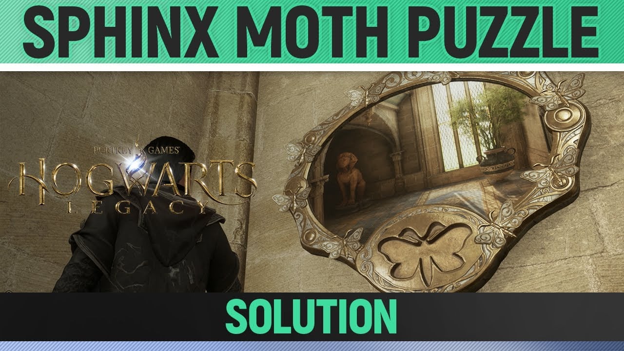 Hogwarts Legacy - Sphinx Moth Frame Puzzle - Astronomy Wing