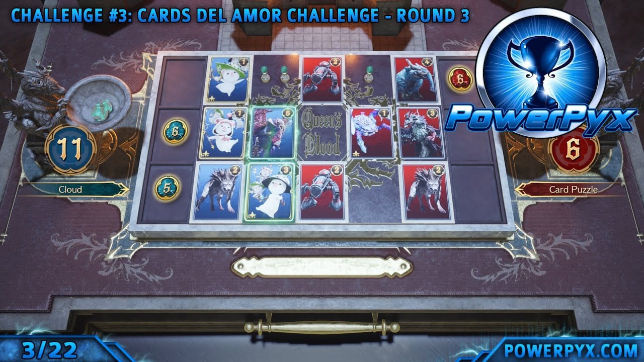 Final Fantasy 7 VII Rebirth - All Card Carnival Challenge Solutions ...