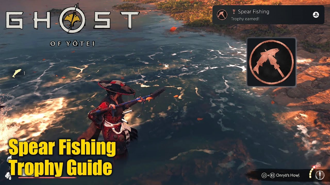 Ghost of Yōtei • Spear Fishing Trophy Guide (Spear 5 fish with the yari.)
