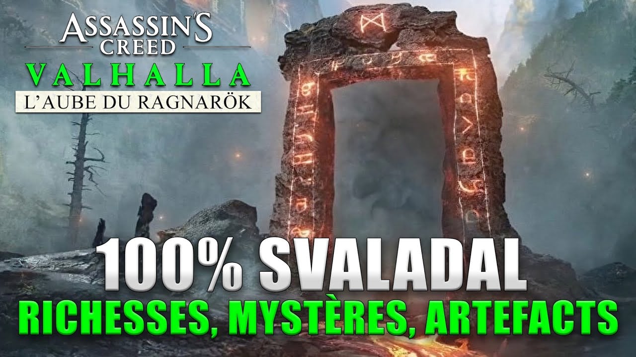 ASSASSIN'S CREED VALHALLA : 100% SVALADAL : Richesses, Mystères ...