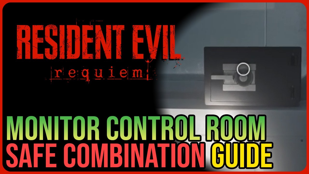 Monitor Control Room Combination Resident Evil Requiem 2687