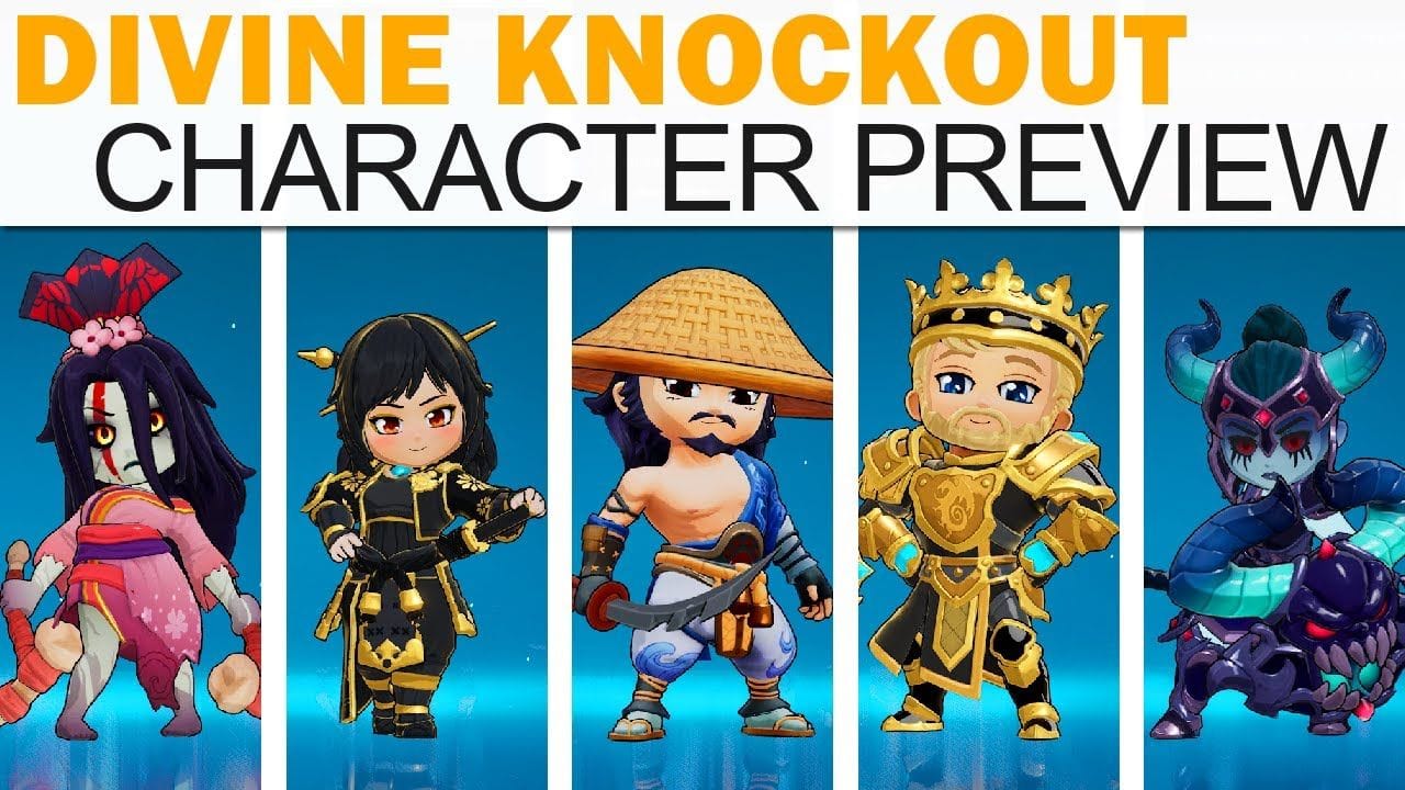 Divine Knockout (DKO) Character Preview (All Gods, Skins, Traits ...