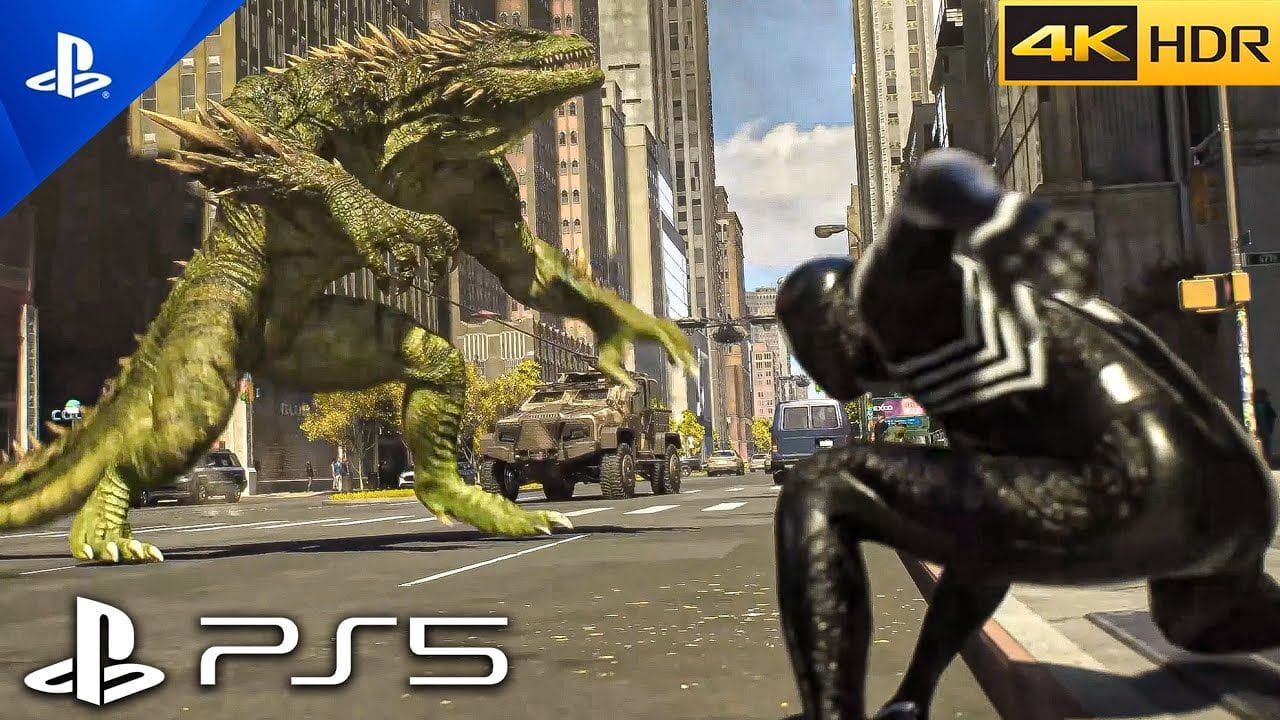 (PS5) Spider-Man 2 - Lizard and Kraven Boss Fight | Next-Gen ULTRA ...