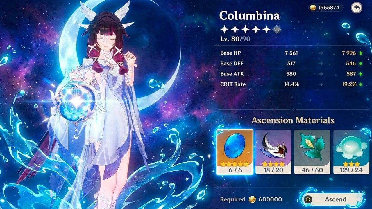 NEW UPDATE! START FARMING NOW FOR COLUMBINA! Weapon & Level Up ...