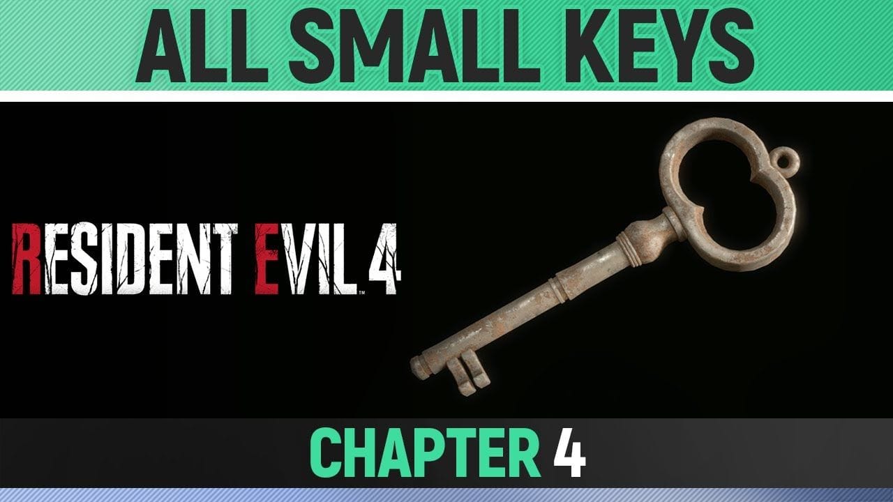 Resident Evil 4 - All Small Key Locations - Chapter 4