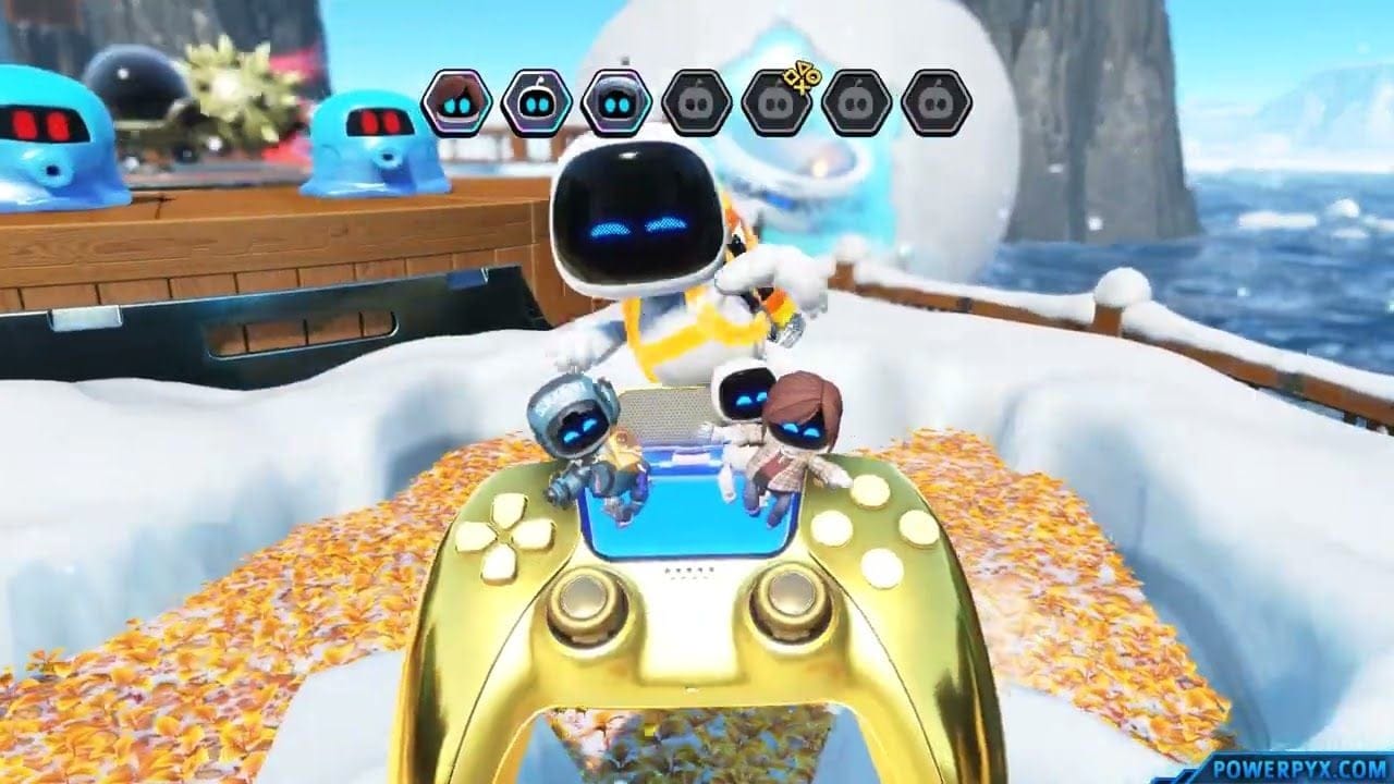 Astro Bot - Frozen Meal - 100% Walkthrough (All Bots, Puzzle Pieces ...